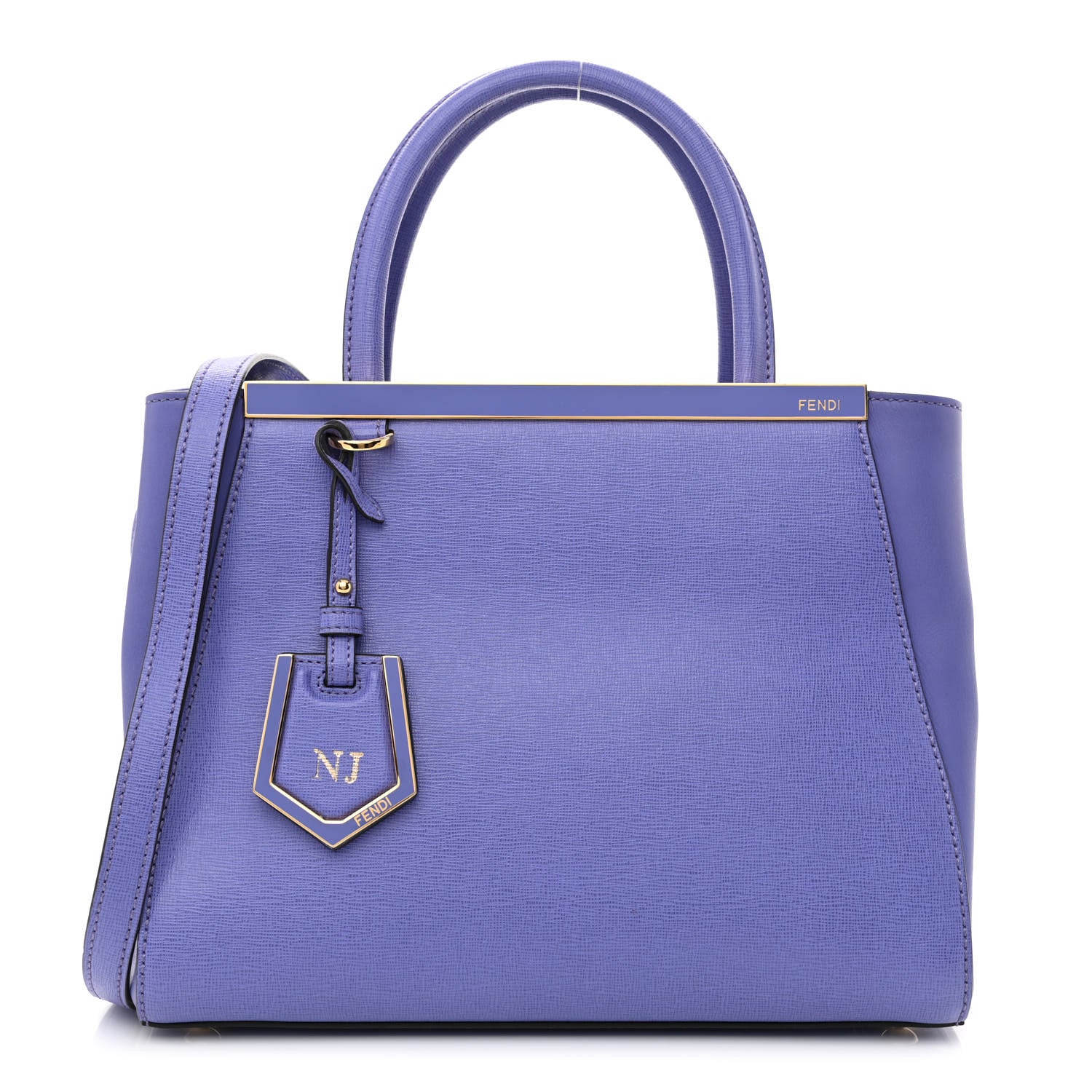 Fendi Vitello Elite Petite 2Jours Tote Viola Cassis 1209933 – FASHIONPHILE