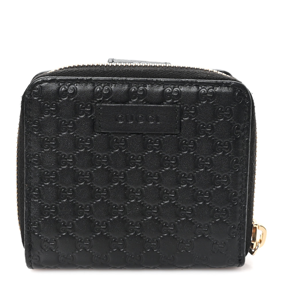 Gucci Microguccissima Compact Wallet Black 1879510 – FASHIONPHILE