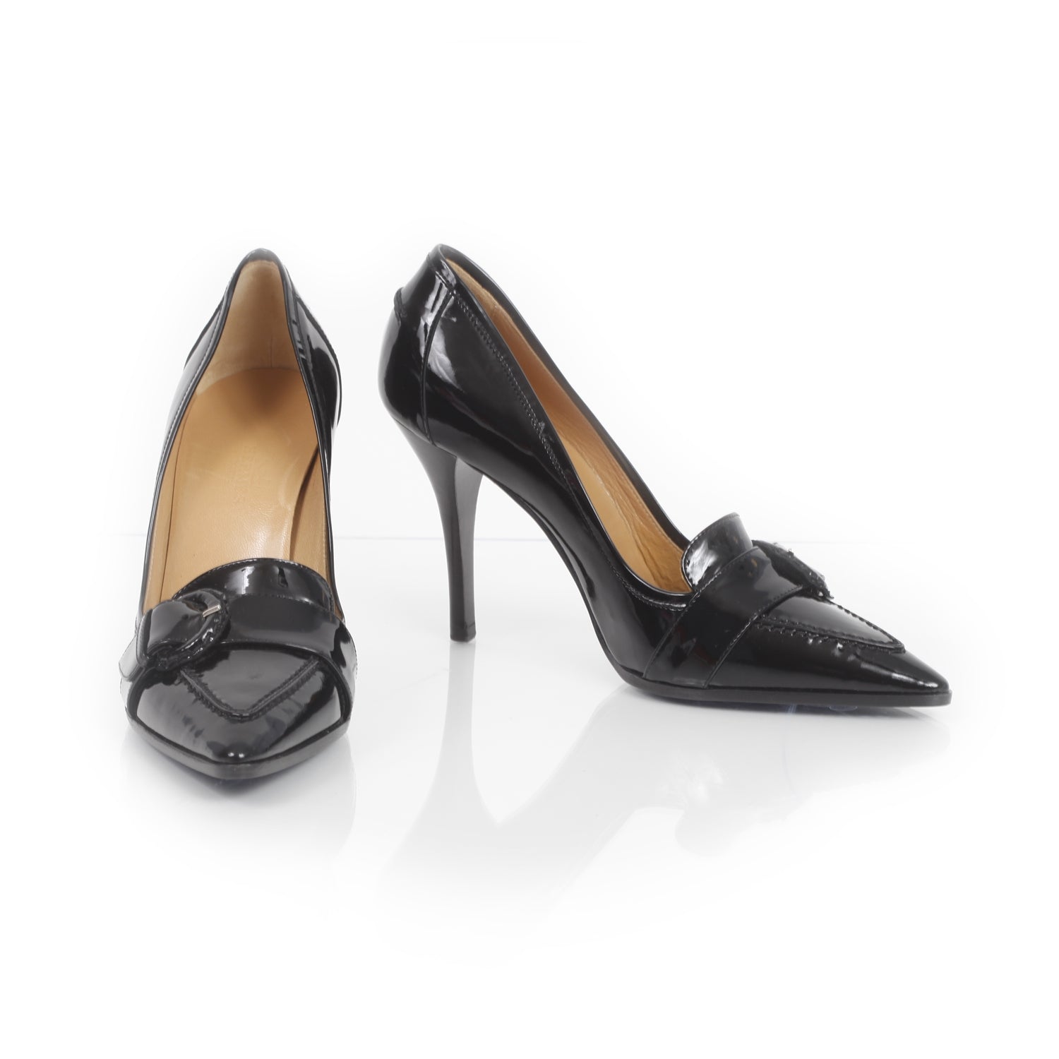 Hermes Patent Leather Heels 36 Black 26480 – FASHIONPHILE
