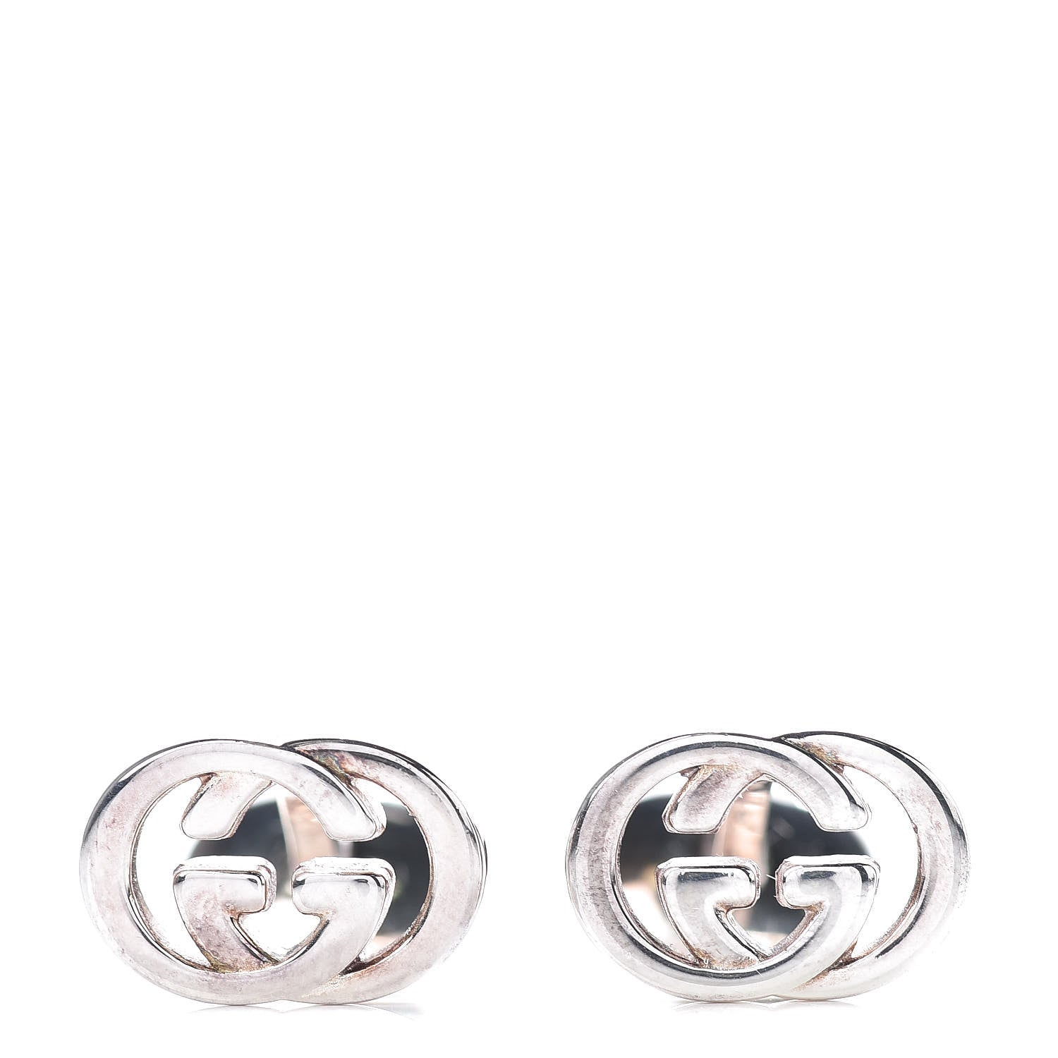 Gucci Sterling Silver Interlocking G Cufflinks 387552 – FASHIONPHILE
