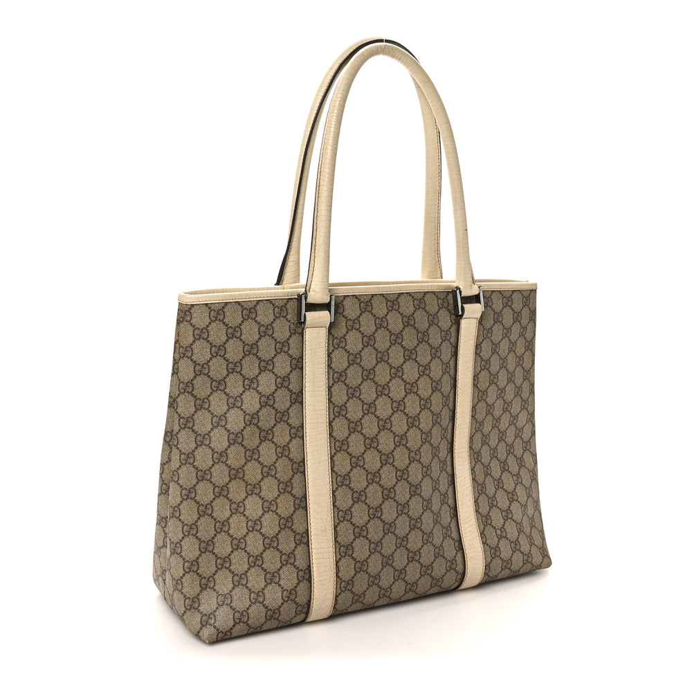 Gucci GG Plus Monogram Medium Joy Tote Off White 1777848 – FASHIONPHILE