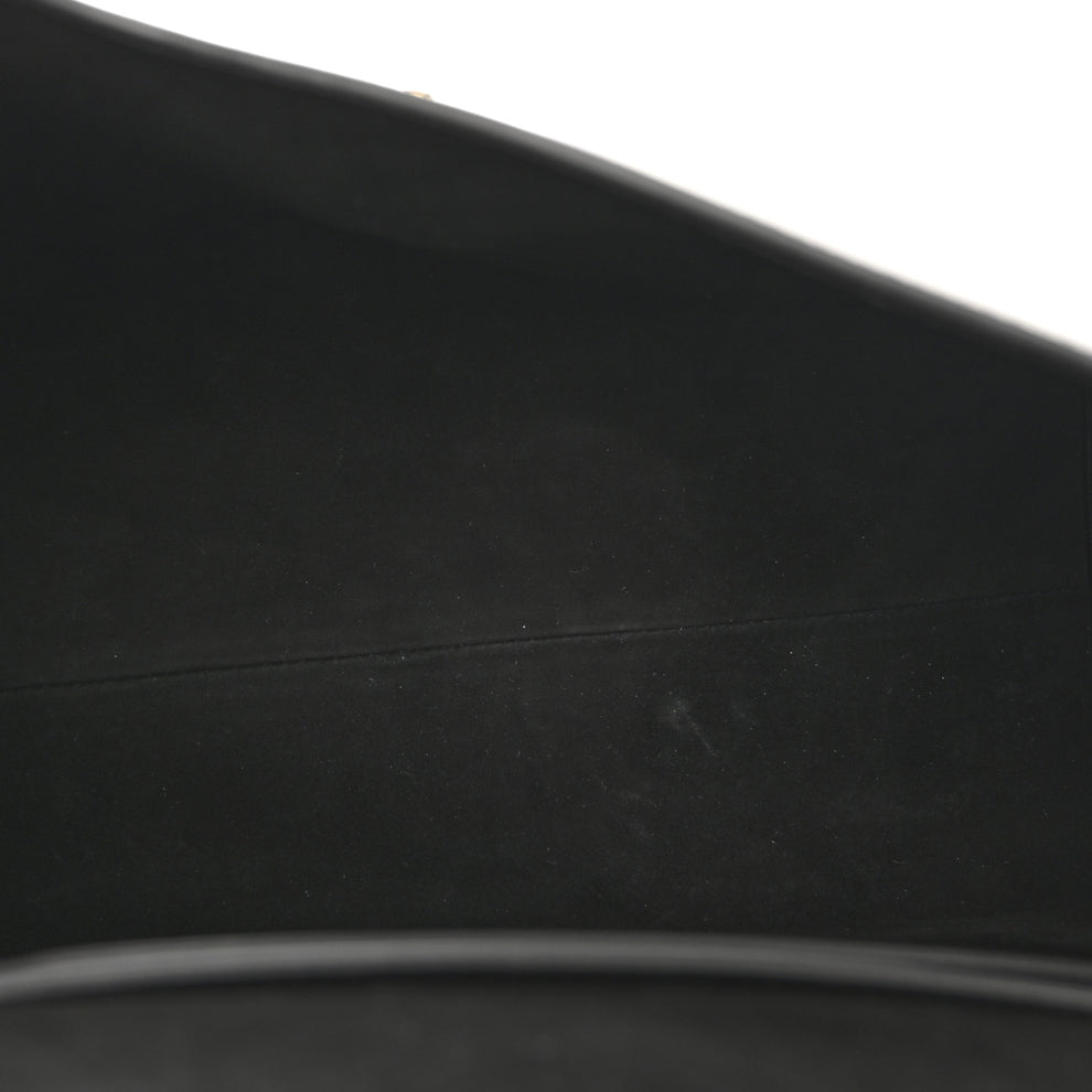 Salvatore Ferragamo Calfskin Prism Top Handle Bag Black 1799532 ...