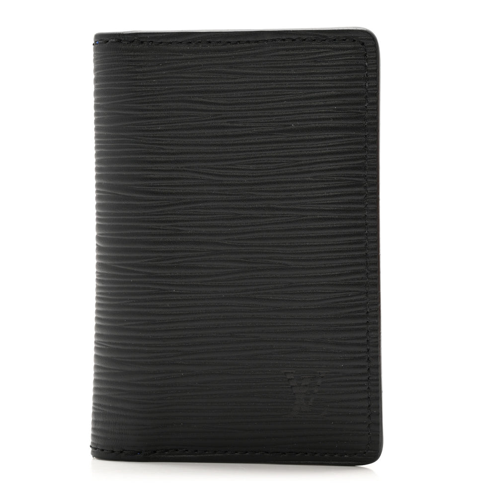 Louis Vuitton Epi Monogram Eclipse Pocket Organizer Black Blue 1791309 ...