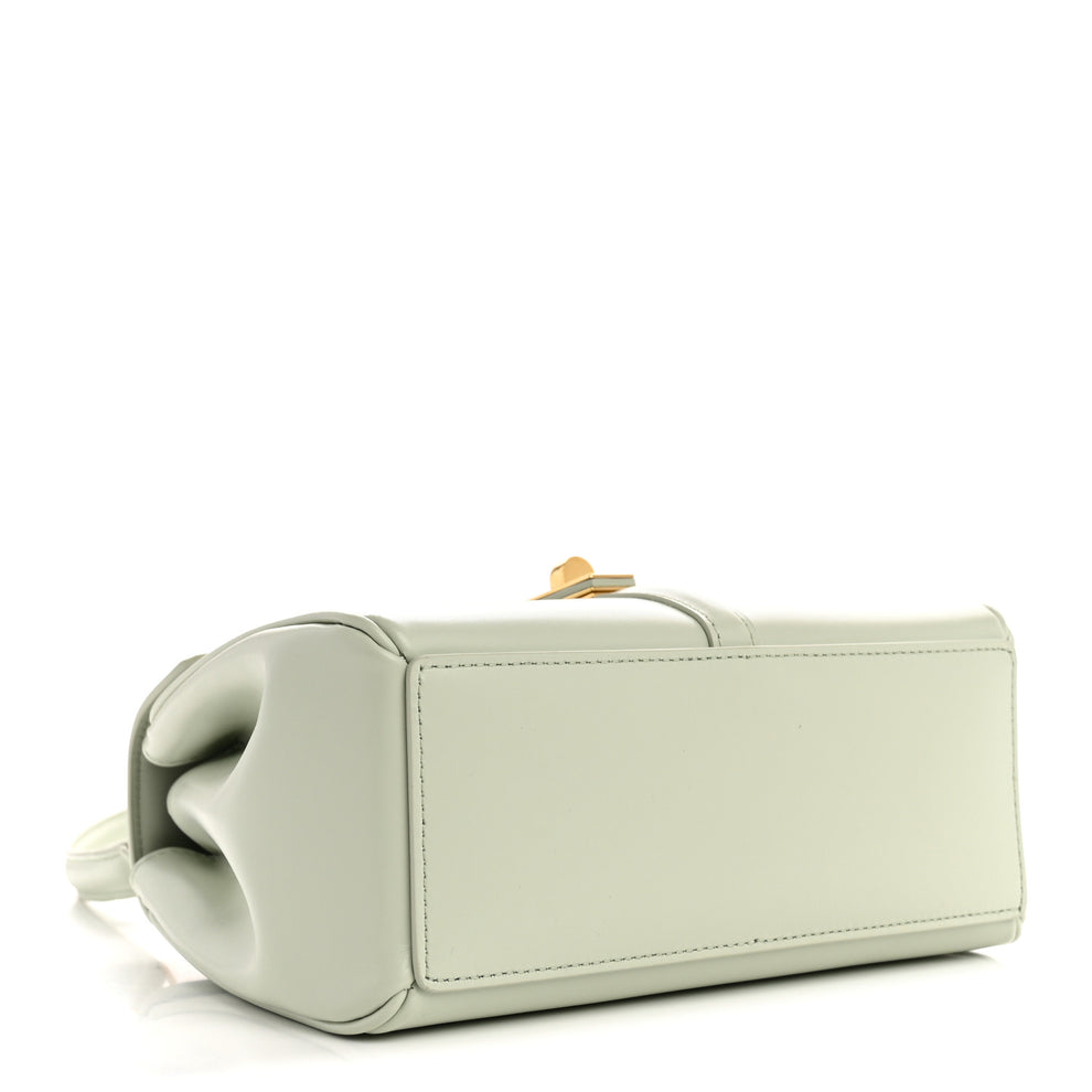 Celine Satinated Calfskin Mini 16 Top Handle Bag Jade 1800142 ...