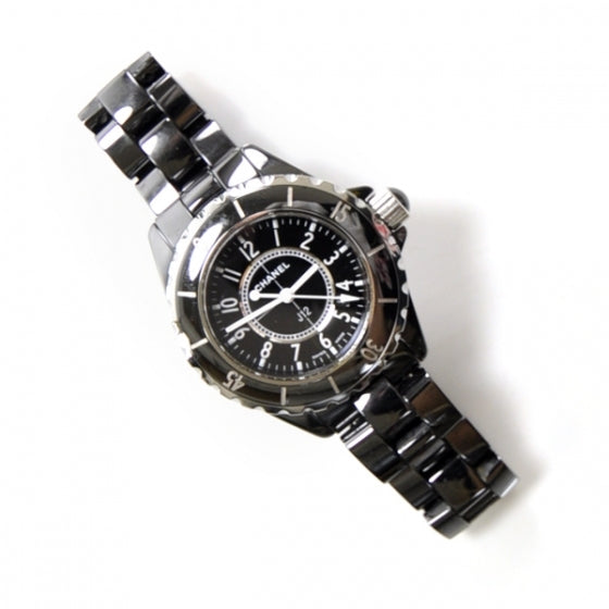 Chanel High Tech Ceramic Quartz J12 Sport Watch Black 21023 – FASHIONPHILE