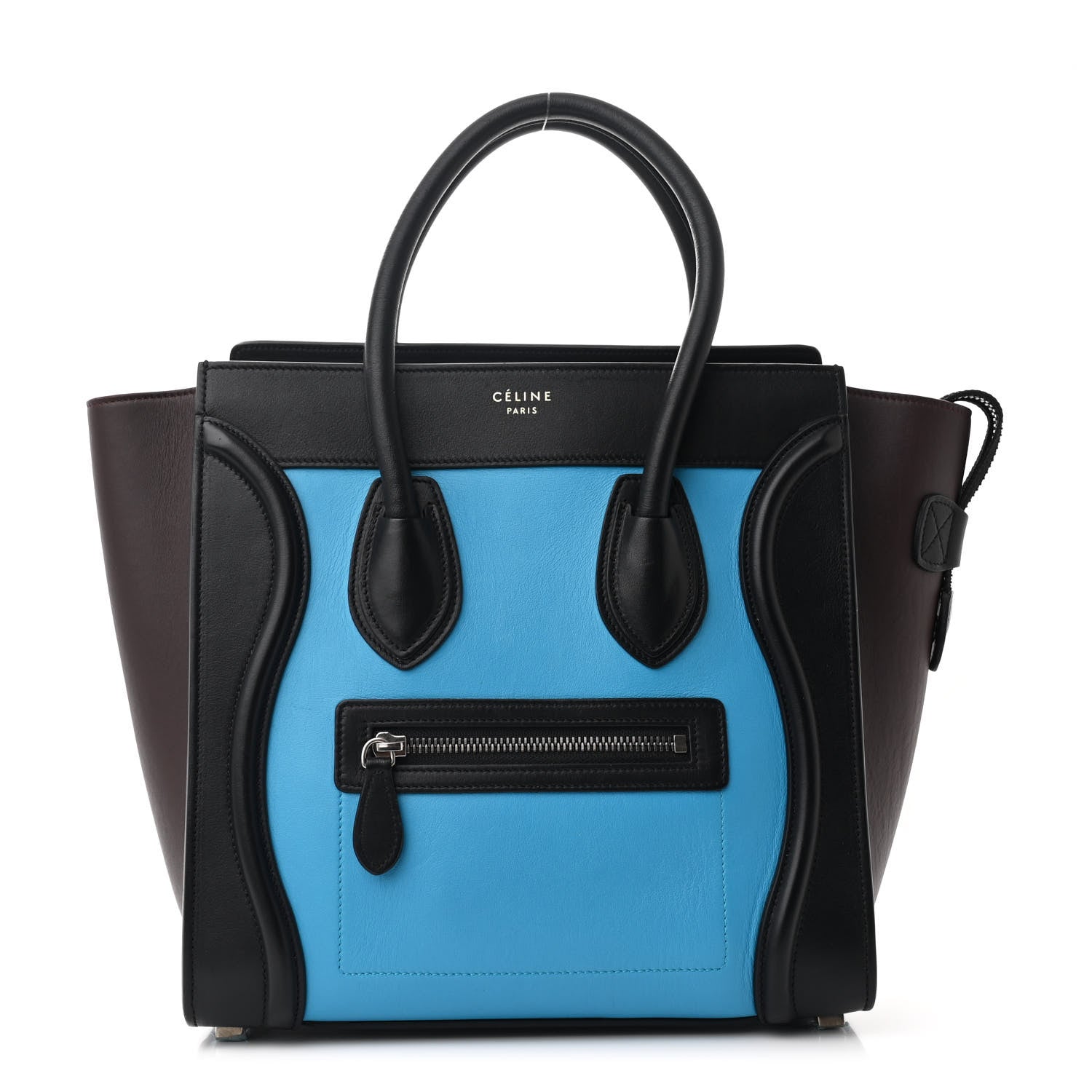 Celine Smooth Calfskin Micro Tri-Color Luggage Turquoise 1694958 ...