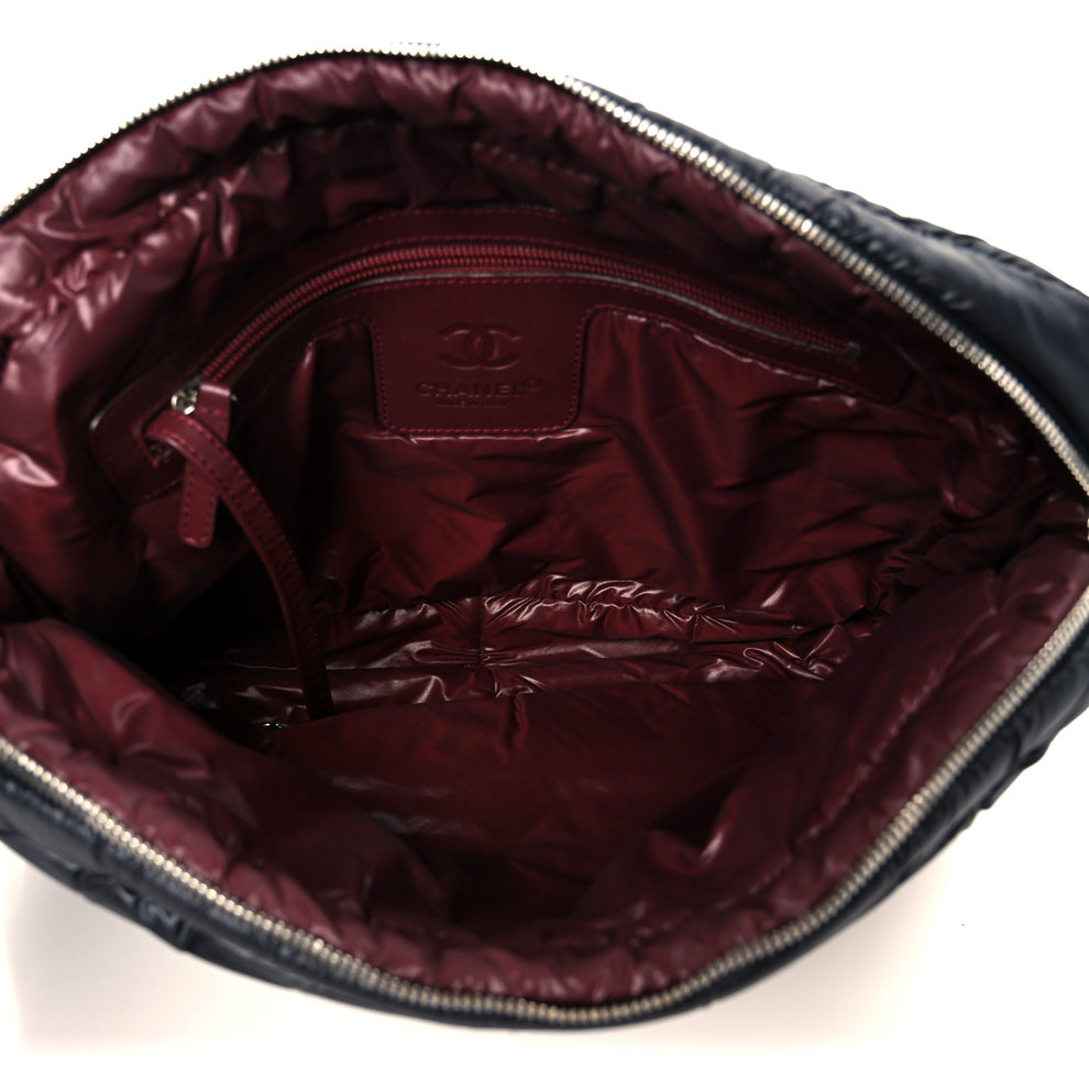 Chanel Nylon Coco Cocoon Messenger Bag Black 1795212 – FASHIONPHILE