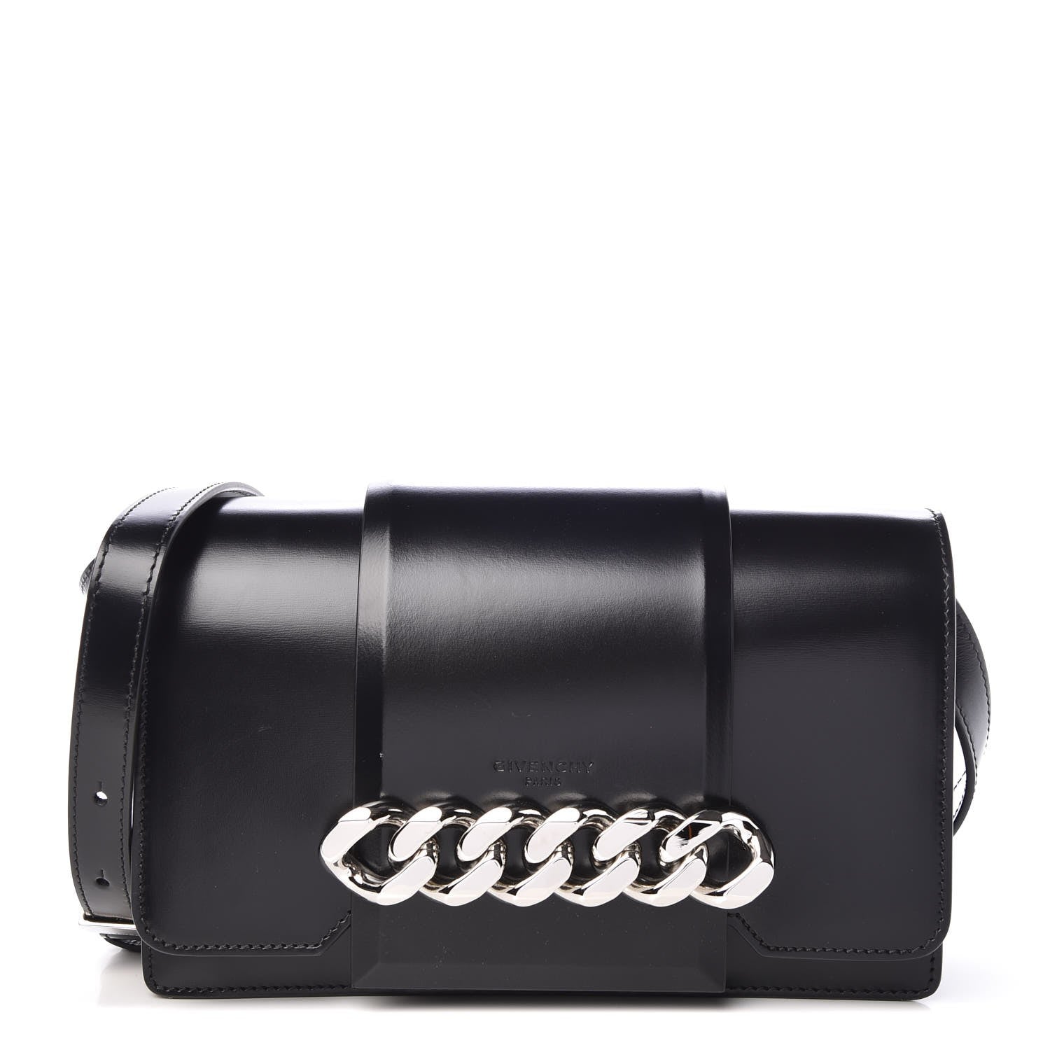 Givenchy Calfskin Infinity Flap Bag Black 306920 – FASHIONPHILE