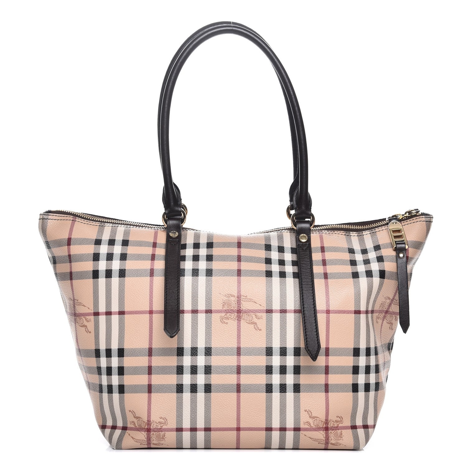 Burberry Haymarket Check Small Salisbury Tote Chocolate 228552 ...