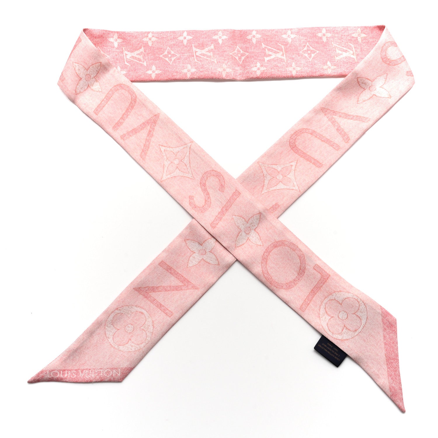 Louis Vuitton Silk Monogram Infinity BB Bandeau Light Pink 1754586 ...