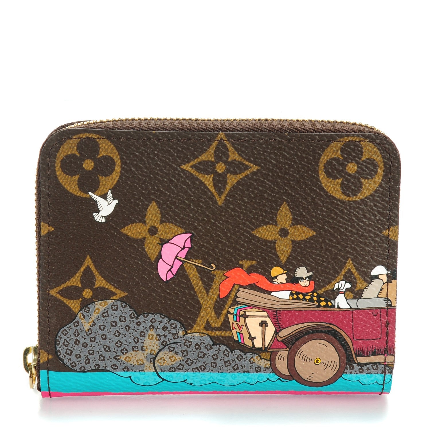 Louis Vuitton Monogram 2015 Christmas Animation Zippy Coin Purse 145706 ...