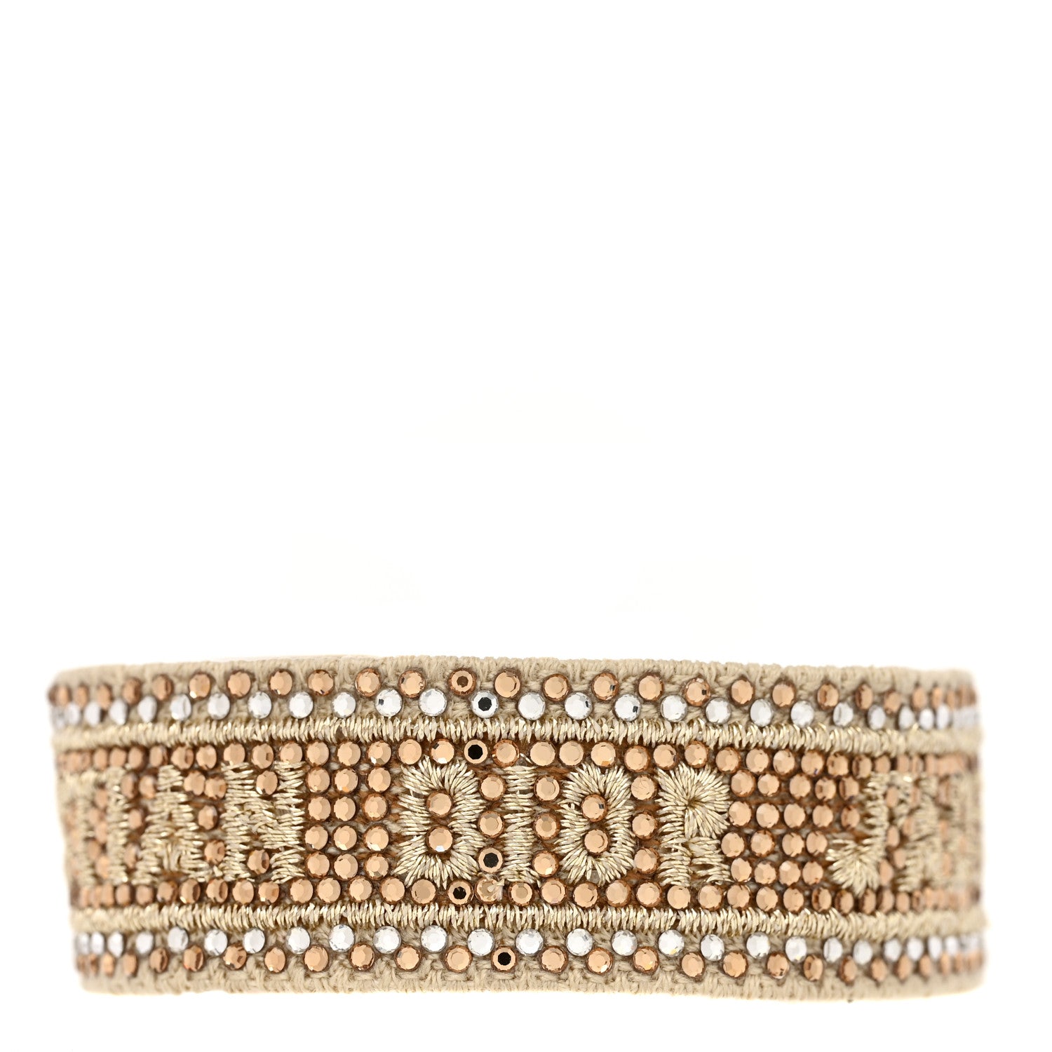 Christian Dior Woven Cotton Crystal Embroidered J'Adior Friendship ...