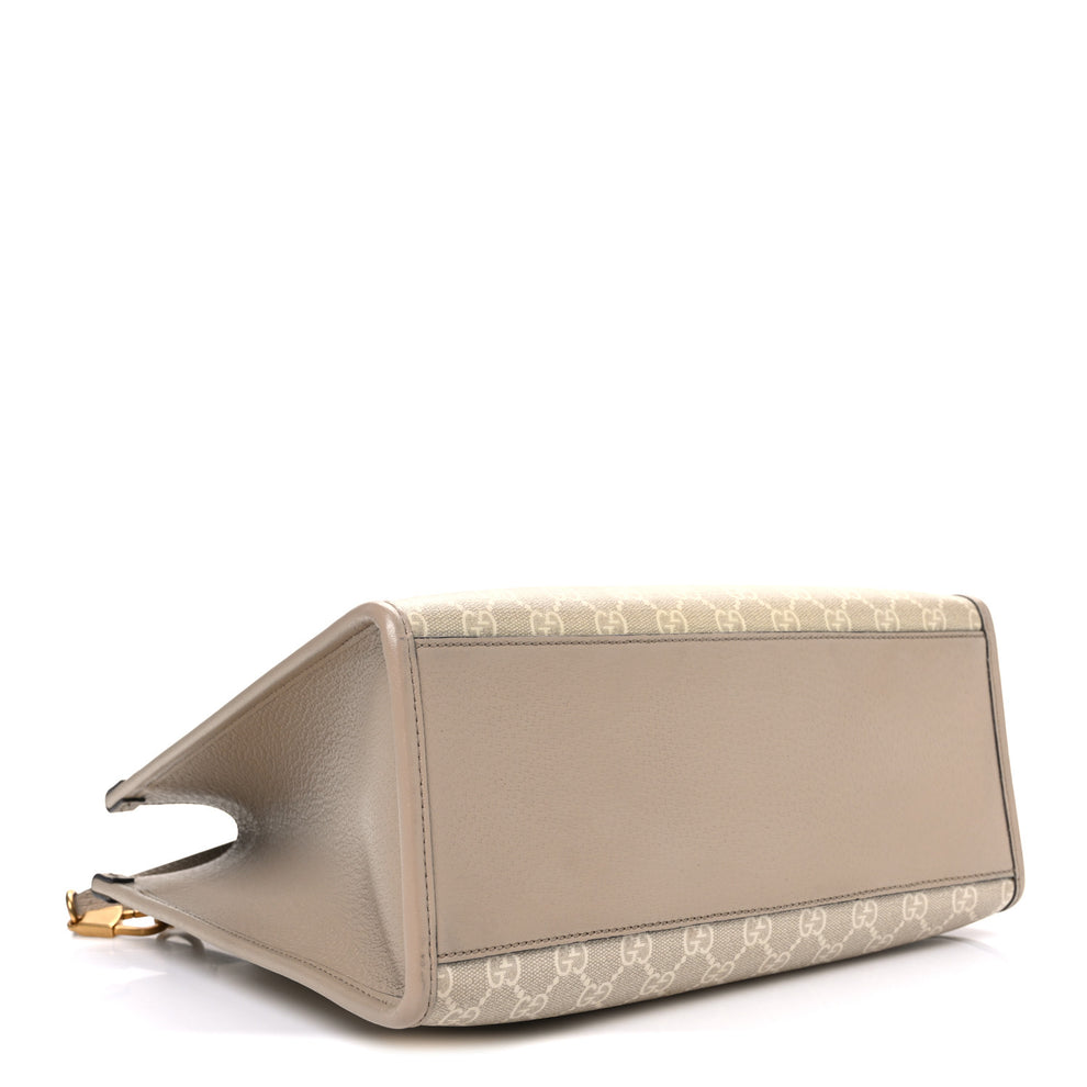 Gucci GG Supreme Monogram Textured Dollar Calfskin Small Retro ...