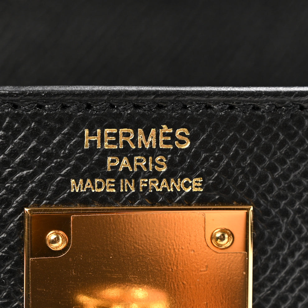 Hermes Epsom Kelly Sellier 28 Black 1796621 – FASHIONPHILE