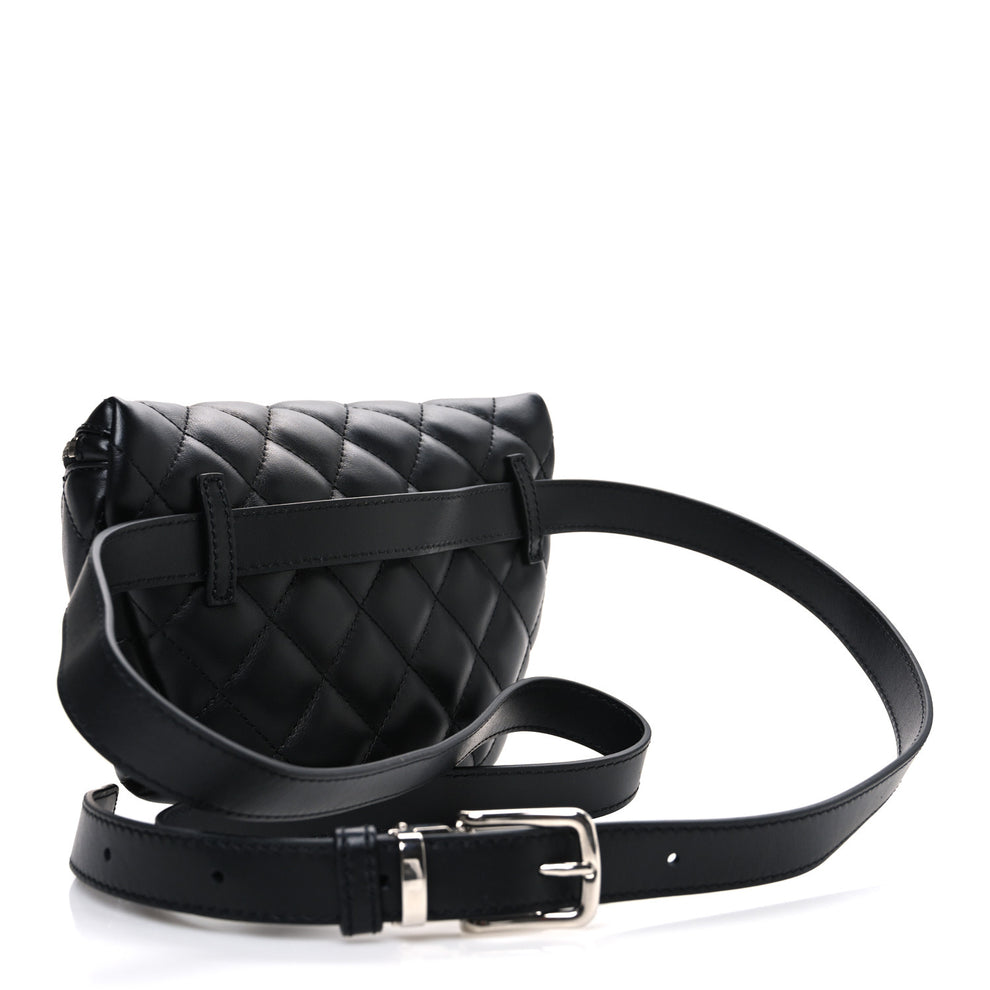 Chanel Lambskin Quilted Waist Belt Bag Black 1793852 – FASHIONPHILE