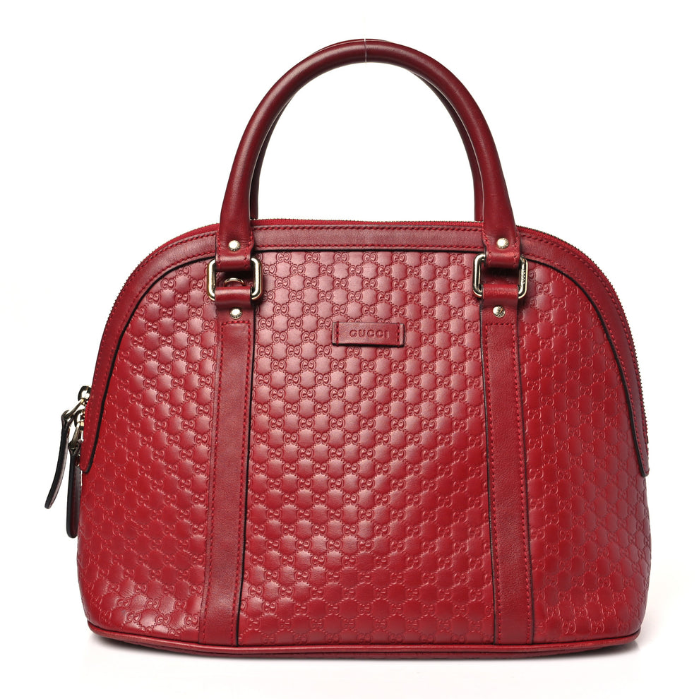 Gucci Microguccissima Medium Dome Bag Red 1791334 – FASHIONPHILE