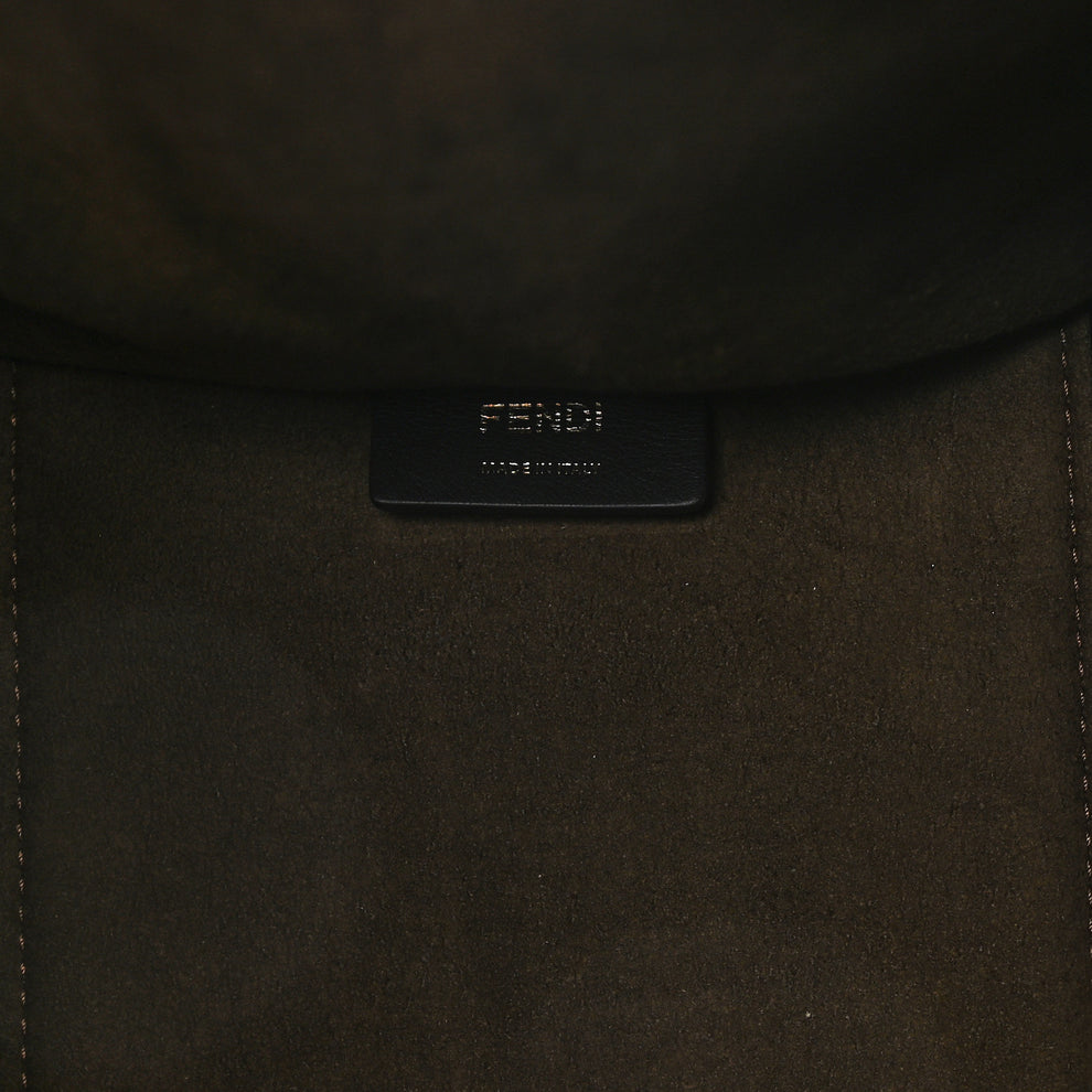 Fendi Vitello Plexiglass FF Embossed Medium Fendi Sunshine Shopper Tote ...