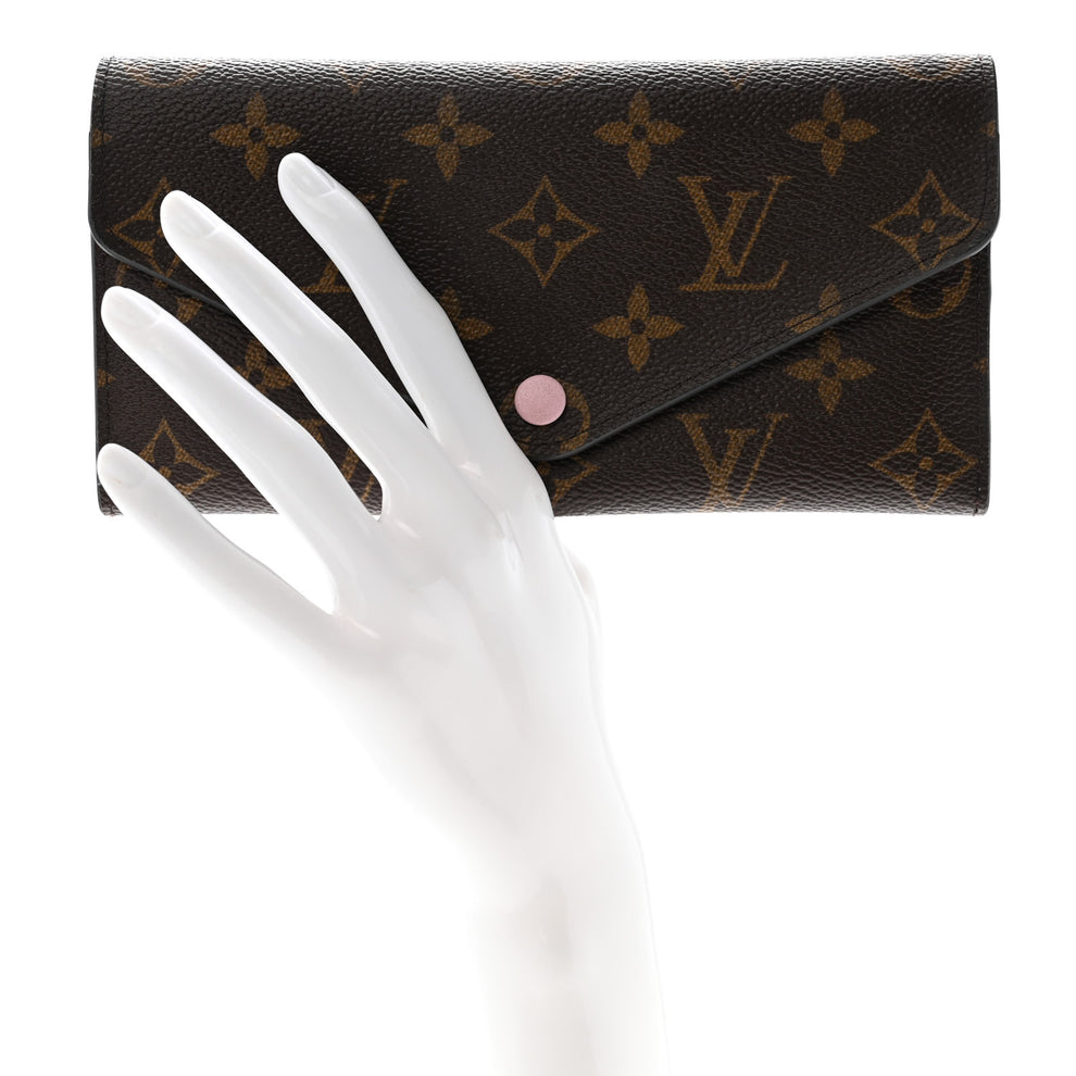 Louis Vuitton Monogram Josephine Wallet Rose Ballerine 1893370 ...
