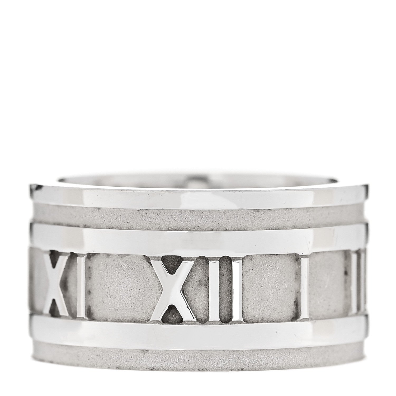 Tiffany Sterling Silver 12mm Atlas Band Ring 53 6.5 1754048 – FASHIONPHILE