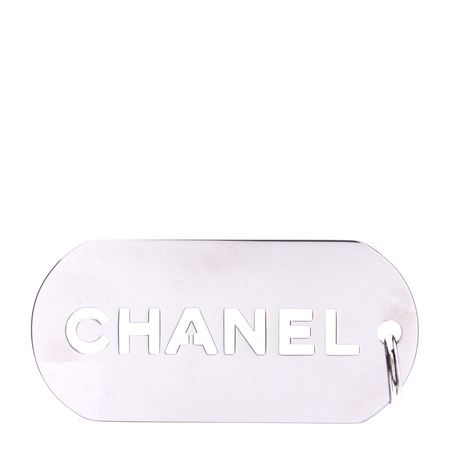 Chanel Dog Tag Key Charm Silver 690408 – FASHIONPHILE