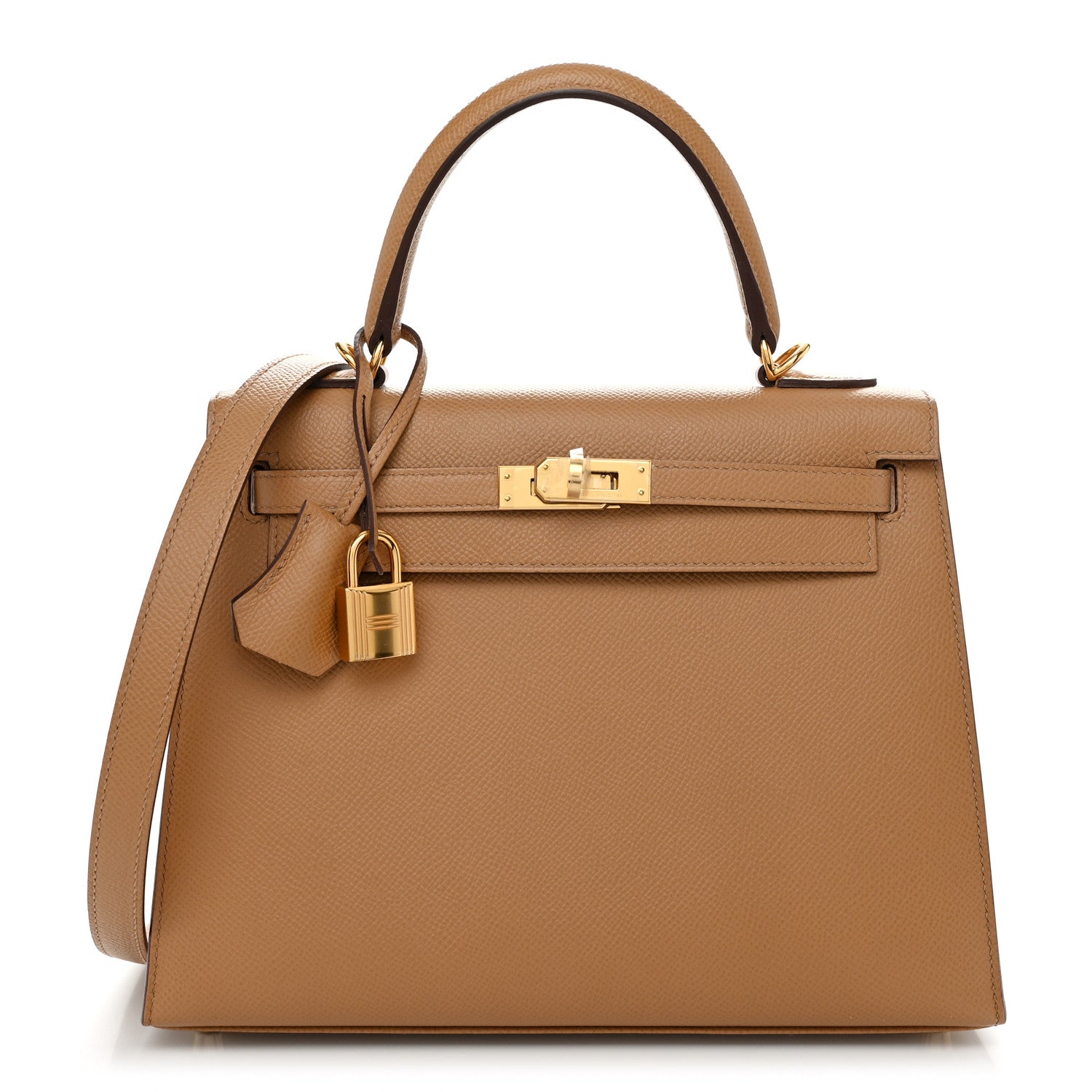 Hermes Epsom Kelly Sellier 25 Biscuit 1580620 – FASHIONPHILE