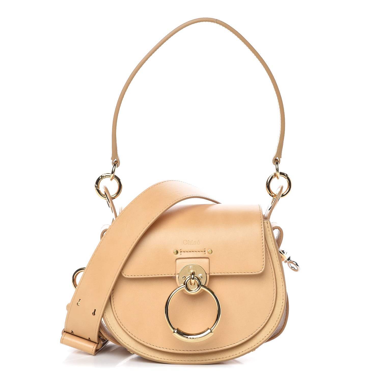 Chloe Calfskin Small Tess Bag Bleached Brown 386642 – FASHIONPHILE