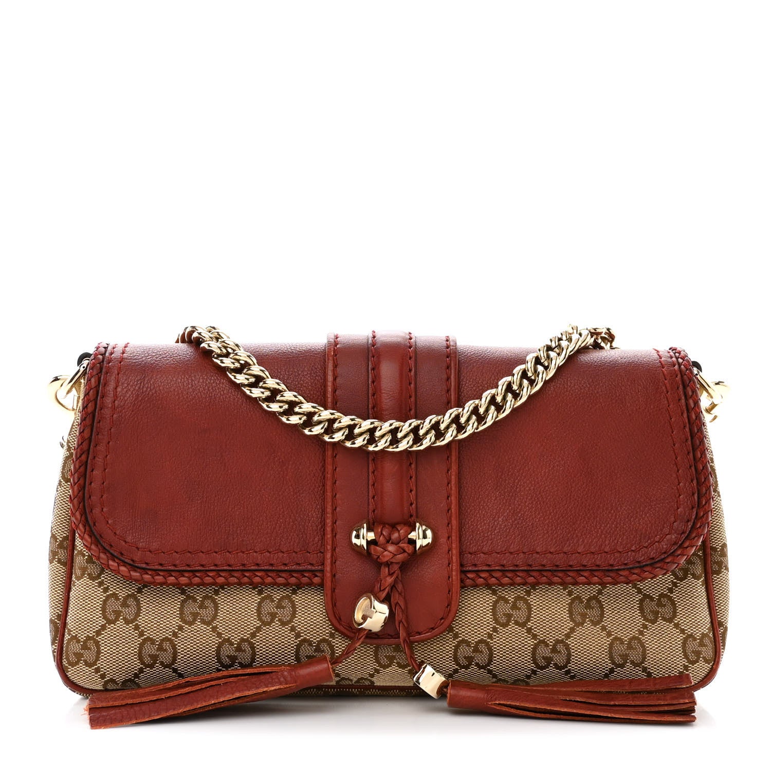 Gucci Monogram Marrakech Evening Bag Red 1366386 – FASHIONPHILE