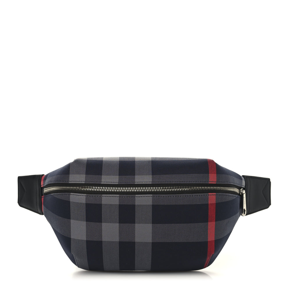 Burberry House Check Sonny Bum Bag Navy Grey 1794713 – FASHIONPHILE