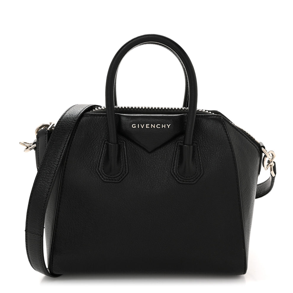 Givenchy Sugar Goatskin Mini Antigona Black 1801613 – FASHIONPHILE