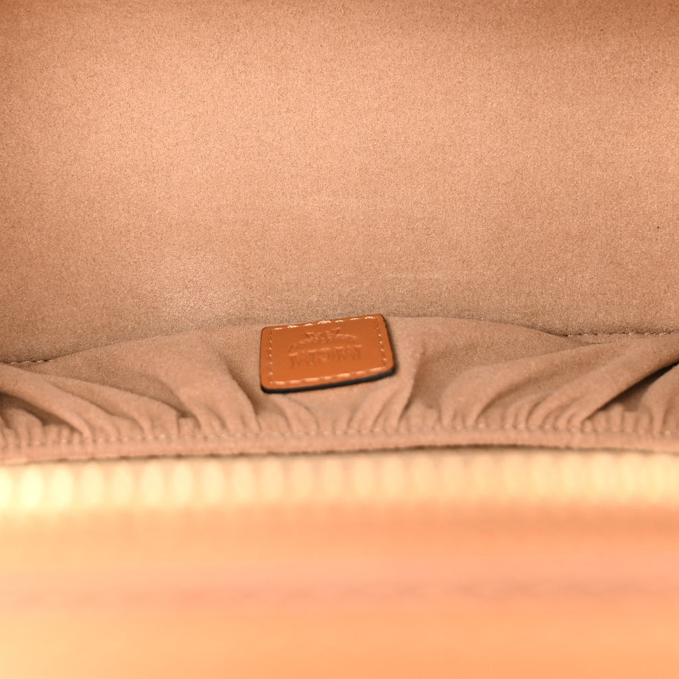 MCM Visetos Vanity Case Cognac 1785116 – FASHIONPHILE