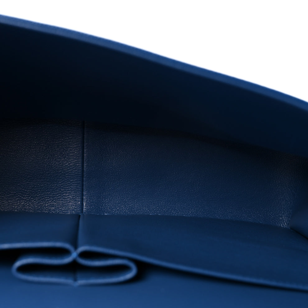 Chanel Caviar Chevron Quilted Jumbo Double Flap Blue 1793474 – FASHIONPHILE