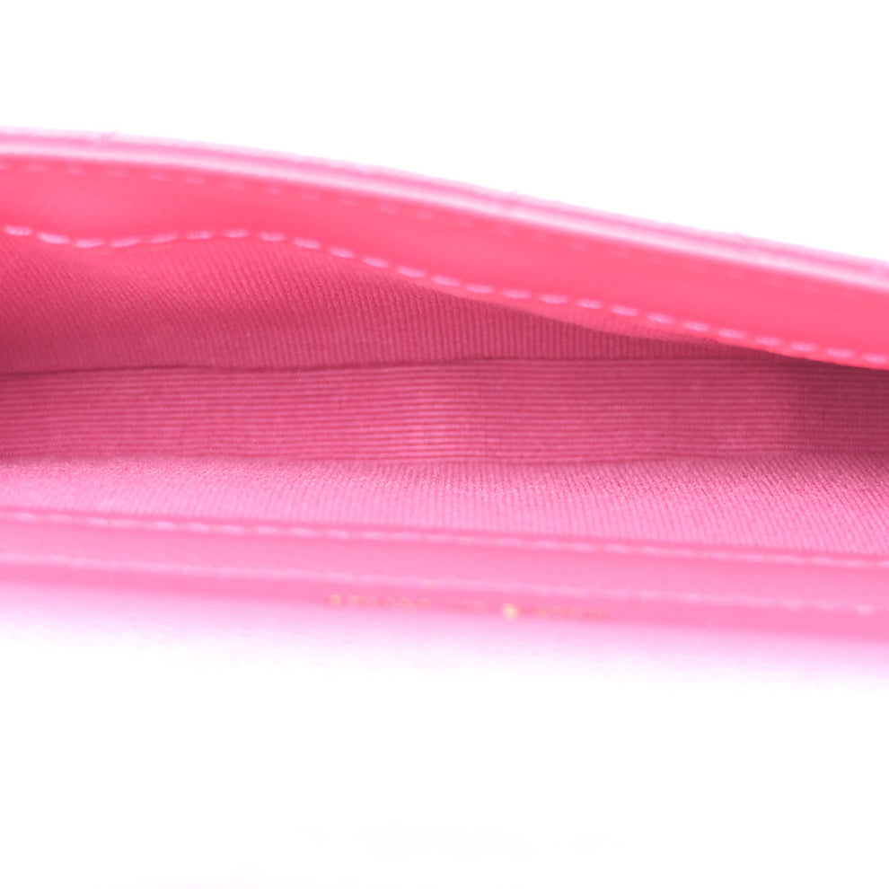 Chanel Caviar Quilted Flap Phone Holder With Chain Pink 1792820 ...