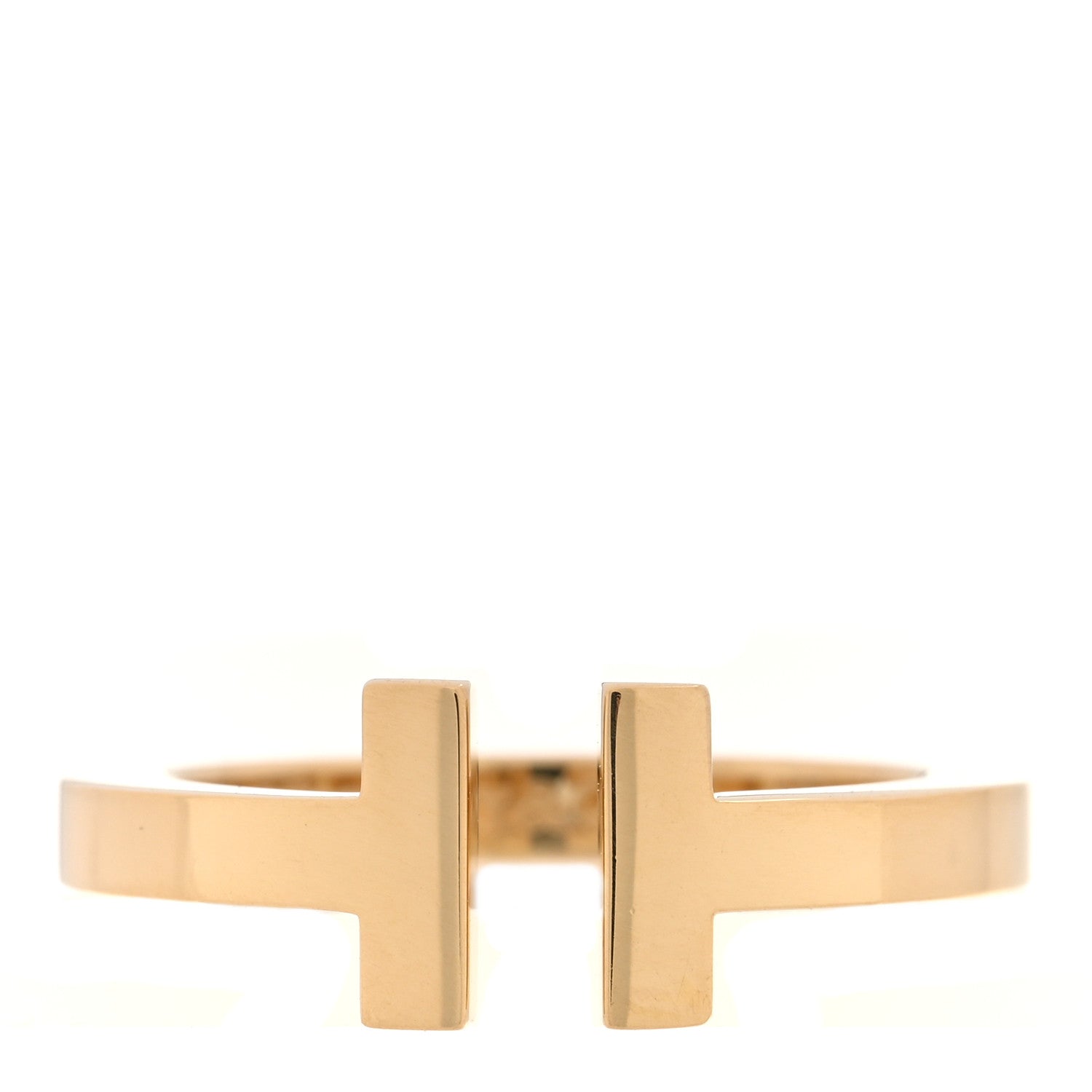 Tiffany 18K Yellow Gold T Square Ring 53 6.5 1653166 – FASHIONPHILE