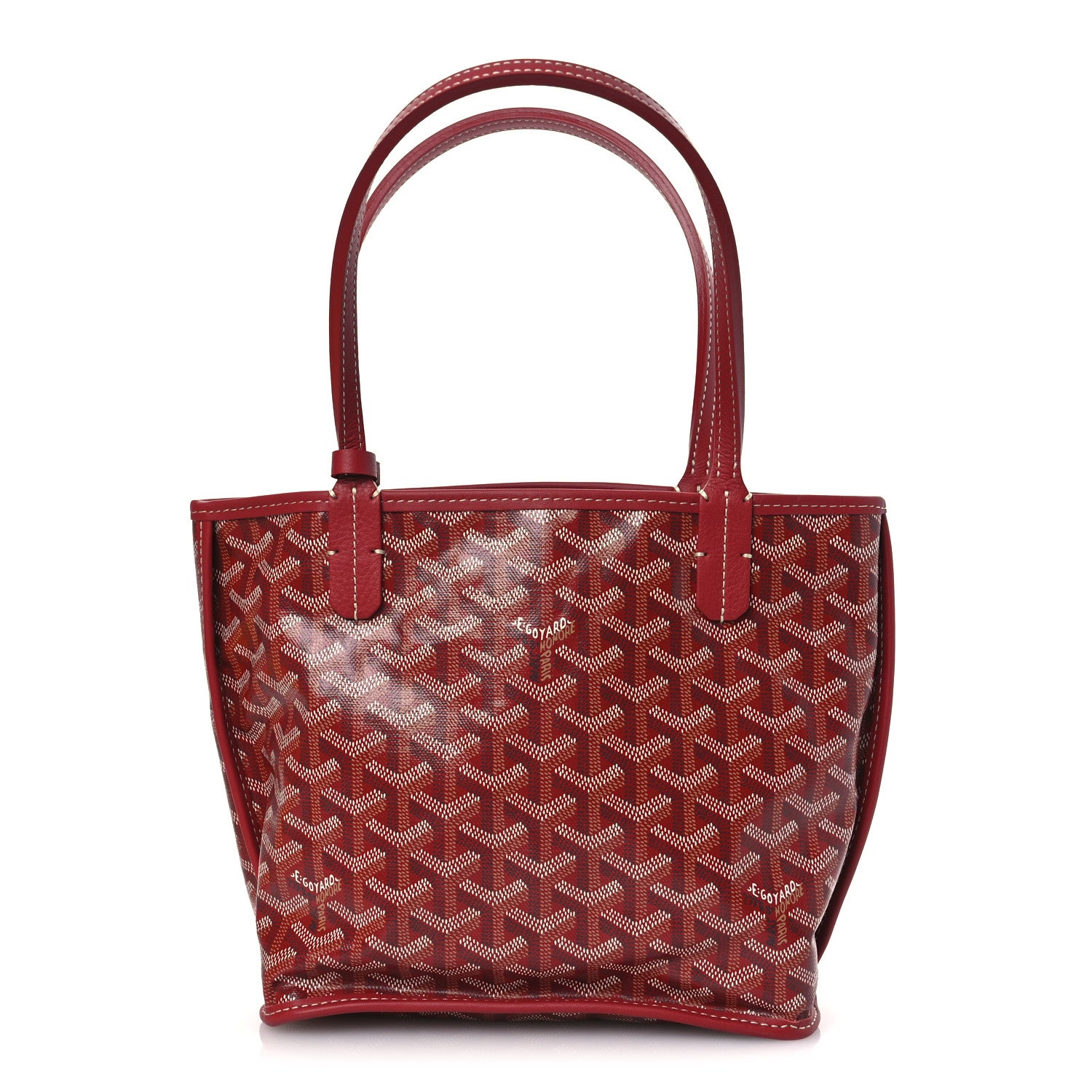 Goyard Goyardine Reversible Mini Anjou Red 1736859 – FASHIONPHILE