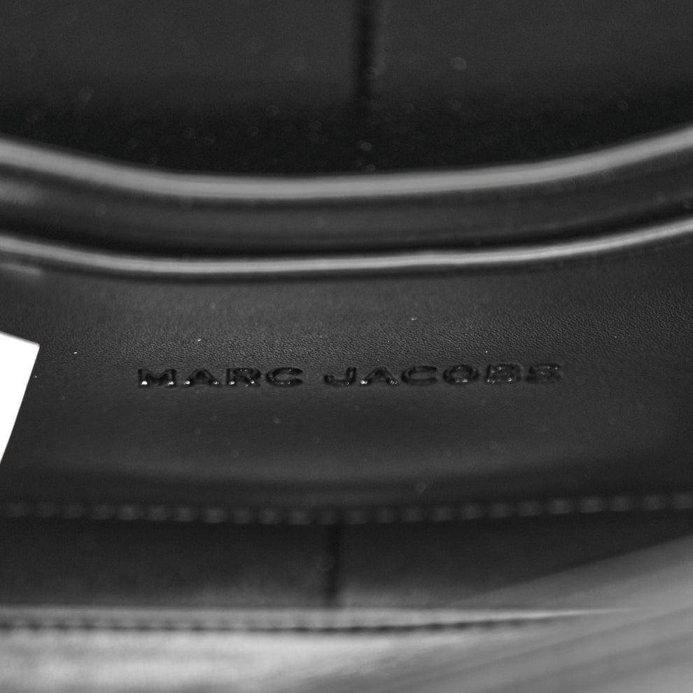 Marc Jacobs Calfskin The St Marc Mini Top Handle Bag Black 1792532 ...