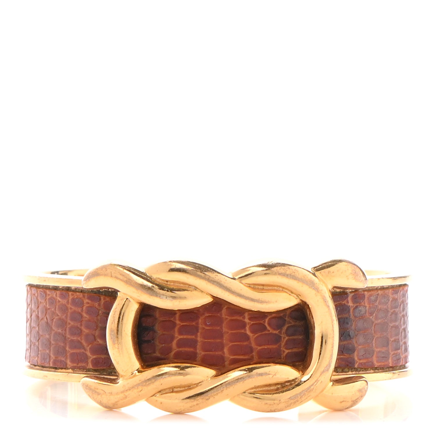 Hermes Lizard Knot Cuff 852859 – FASHIONPHILE