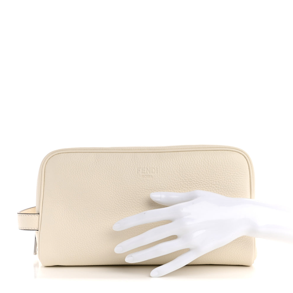 Fendi Cuoio Romano Travel Kit White 1799810 – FASHIONPHILE