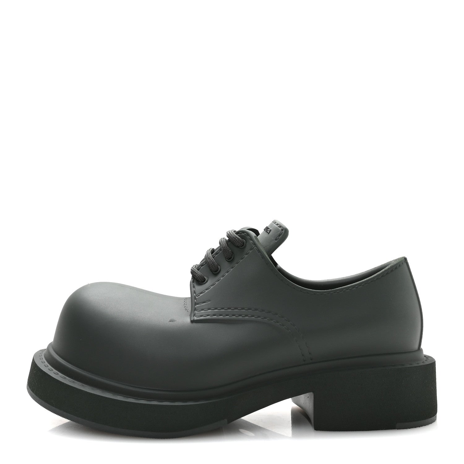 Balenciaga Rubber Steroid Derby Shoes 37 Dark Khaki 1751840 – FASHIONPHILE