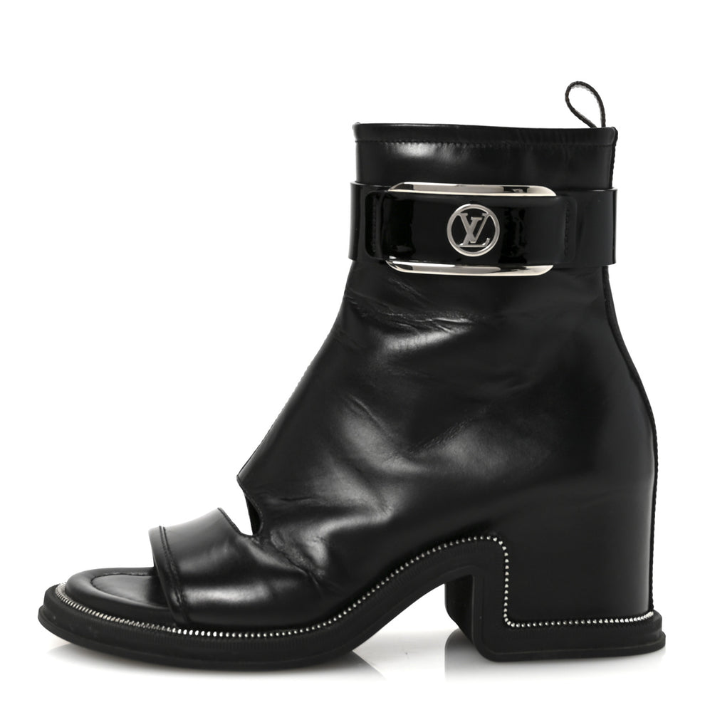 Louis Vuitton Calfskin Moonlight Boots 36.5 Black 1781589 – FASHIONPHILE