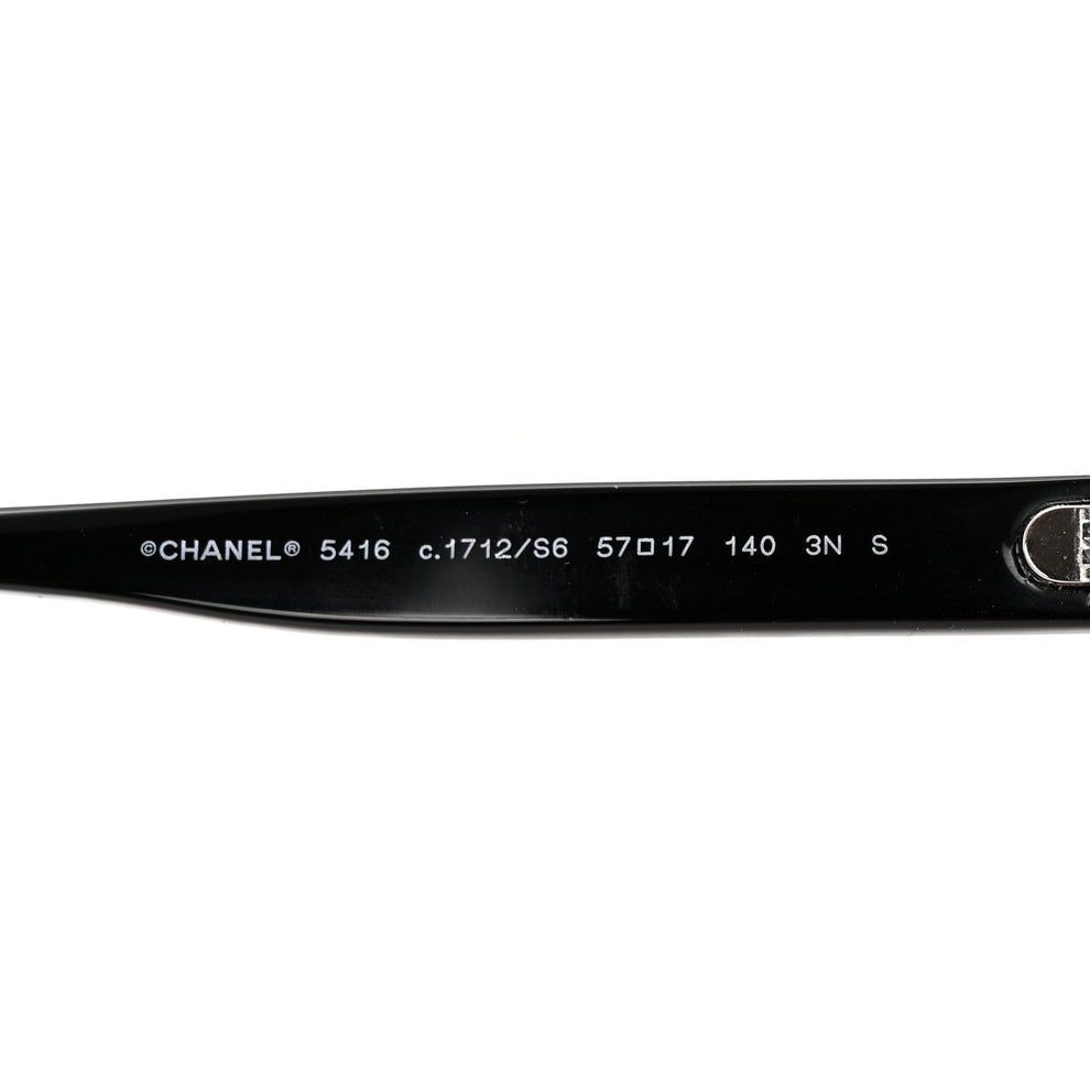 Chanel Acetate Oval Sunglasses 5416 Black Yellow 1754744 – FASHIONPHILE
