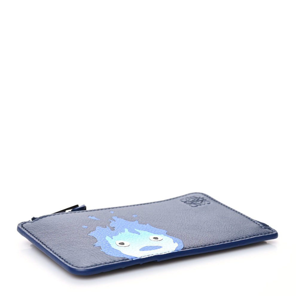 Loewe Classic Calfskin Howl's Moving Castle Calcifer Coin Cardholder ...