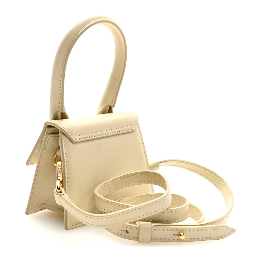 Jacquemus Smooth Calfskin Mini Le Chiquito Ivory 1787117 – FASHIONPHILE