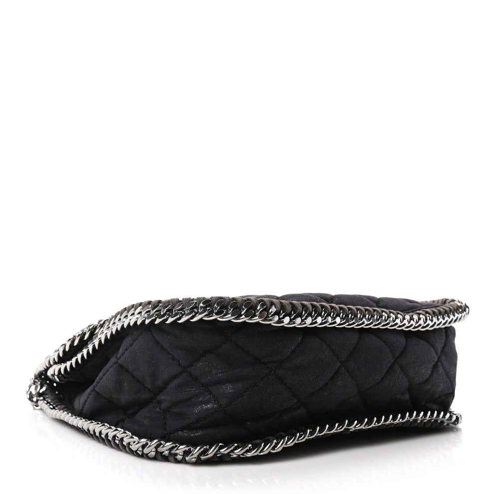 Stella McCartney Shaggy Deer Quilted Falabella Shoulder Bag Black ...