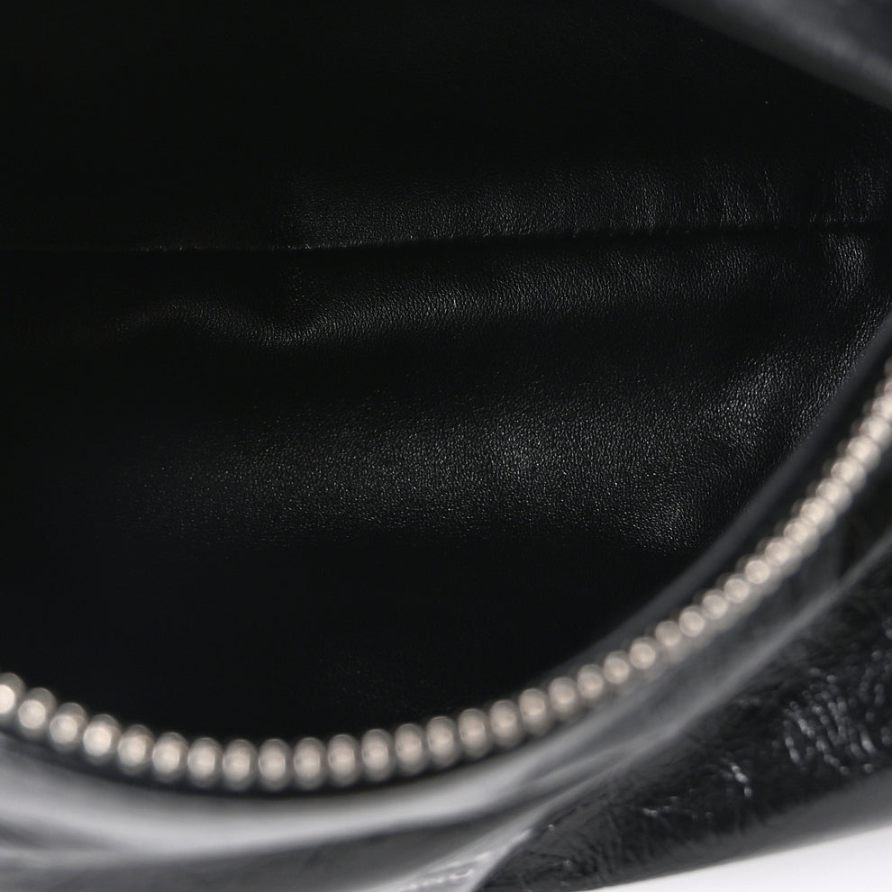 Prada Soft Lux Calfskin Shoulder Bag Black 1787382 – FASHIONPHILE