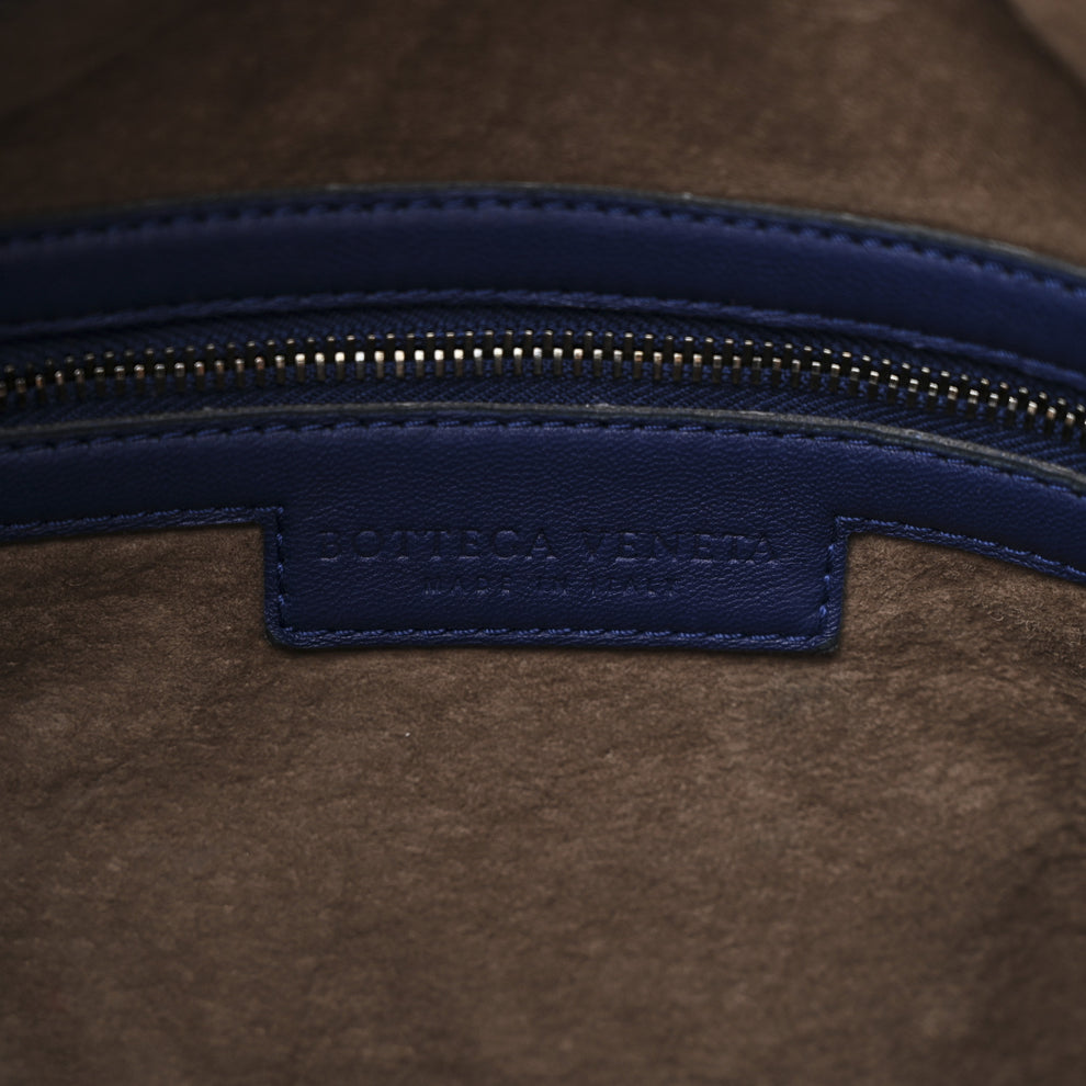 Bottega Veneta Nappa Intrecciato Large Veneta Hobo Baltic Blue 1793127 ...