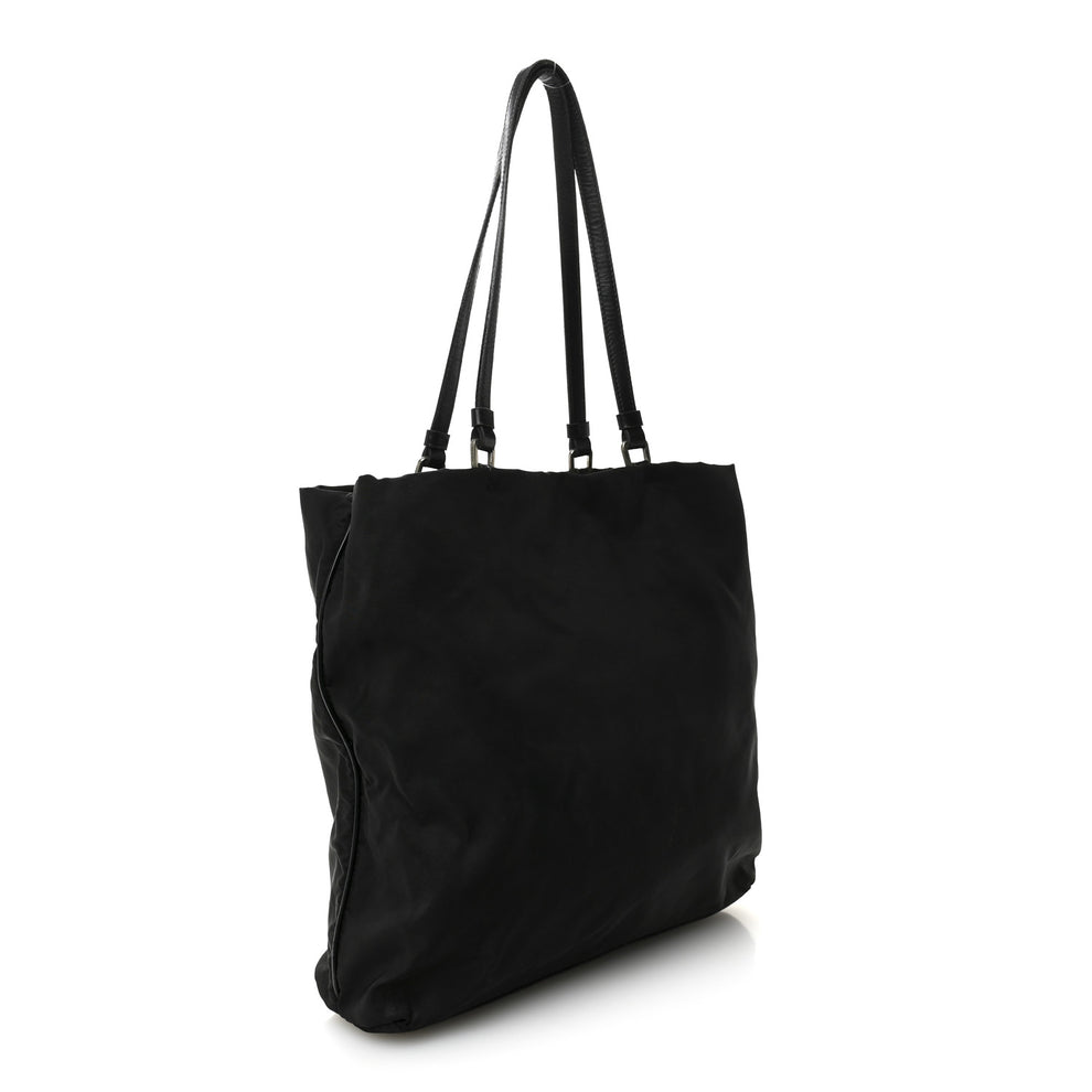 Prada Tessuto Nylon Tote Black 1798495 – FASHIONPHILE