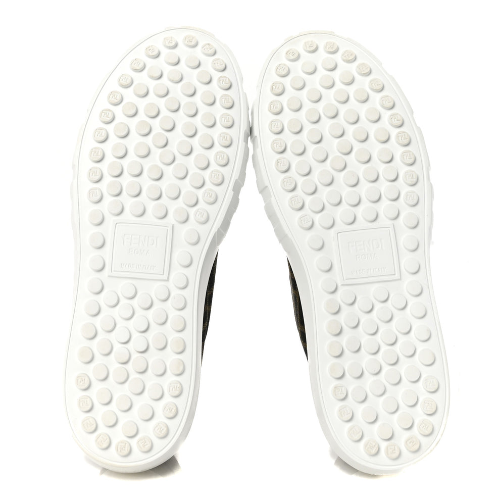 Fendi Fabric Jacquard FF Rainbow Womens Fendi Force Low-Top Sneakers 38 ...
