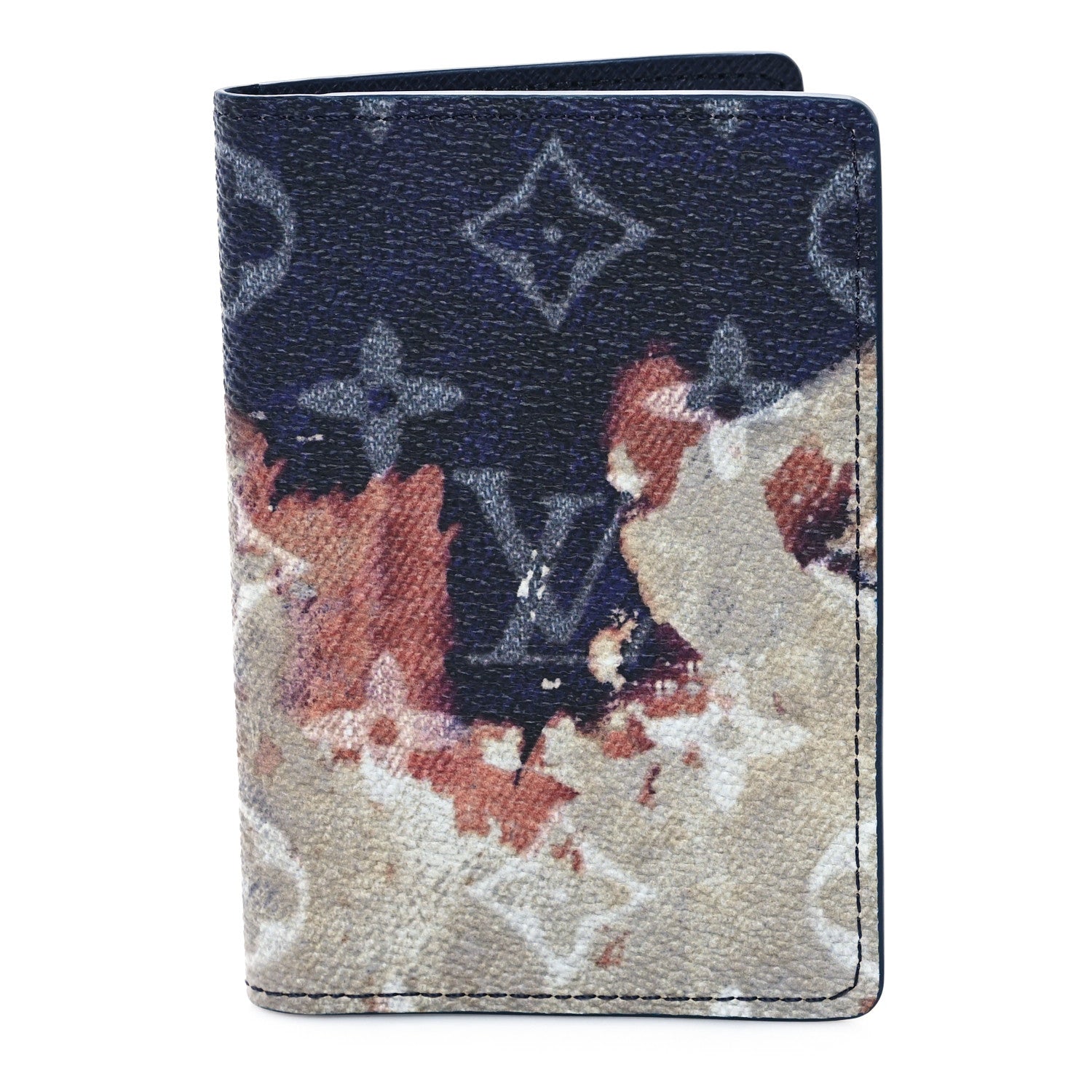 Louis Vuitton Monogram Bleach Pocket Organizer Ink Blue 1683409 ...