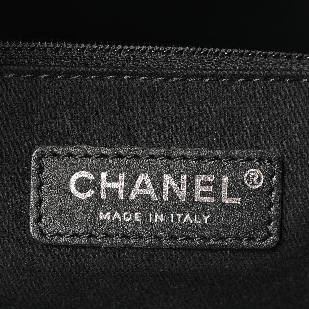 Chanel Lurex Canvas Small Deauville Tote Black 1795511 – FASHIONPHILE