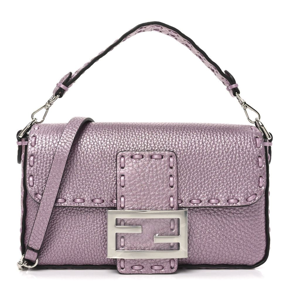 Fendi Metallic Cuoio Roma Sellerissima Nappa Sintetica Tape Stitch Mini ...